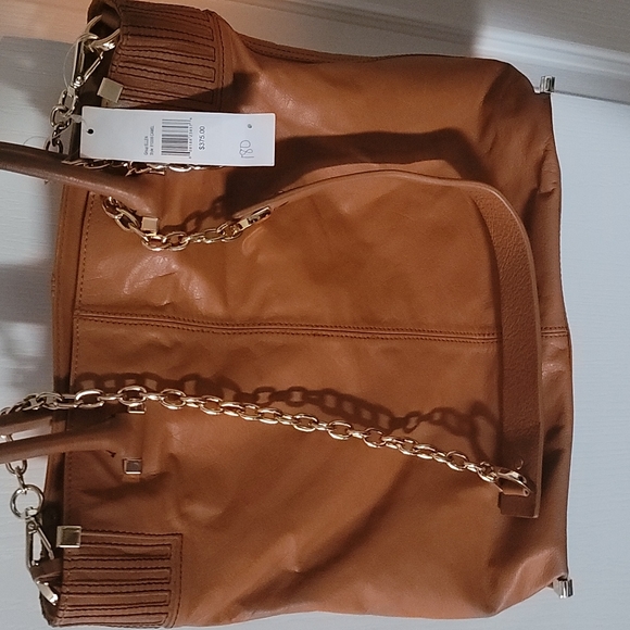 Via Spiga | Bags | New Via Spiga Brown Tan Leather Purse Handbag 375 ...